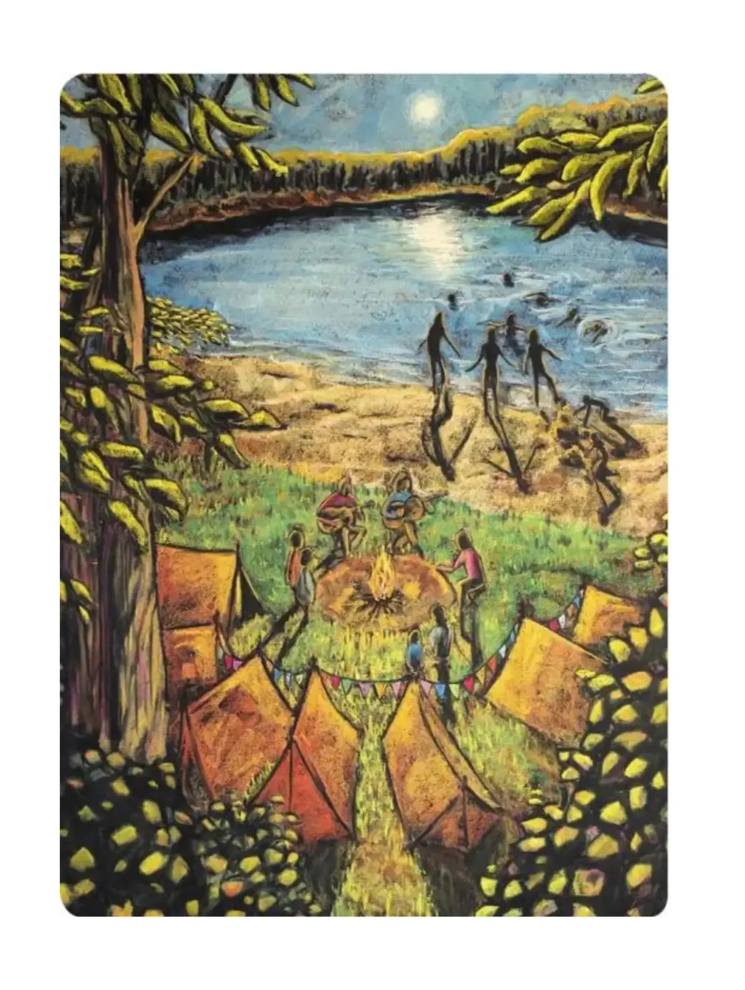 Summer Leisure Waldorf Postcard by Geertje Kapteijns – Alder & Alouette