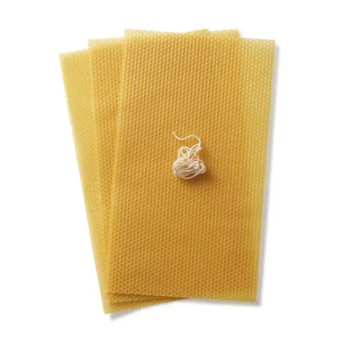 Dipam Beeswax Candle Rolling Kit – DIY Natural Honeycomb Candles ...